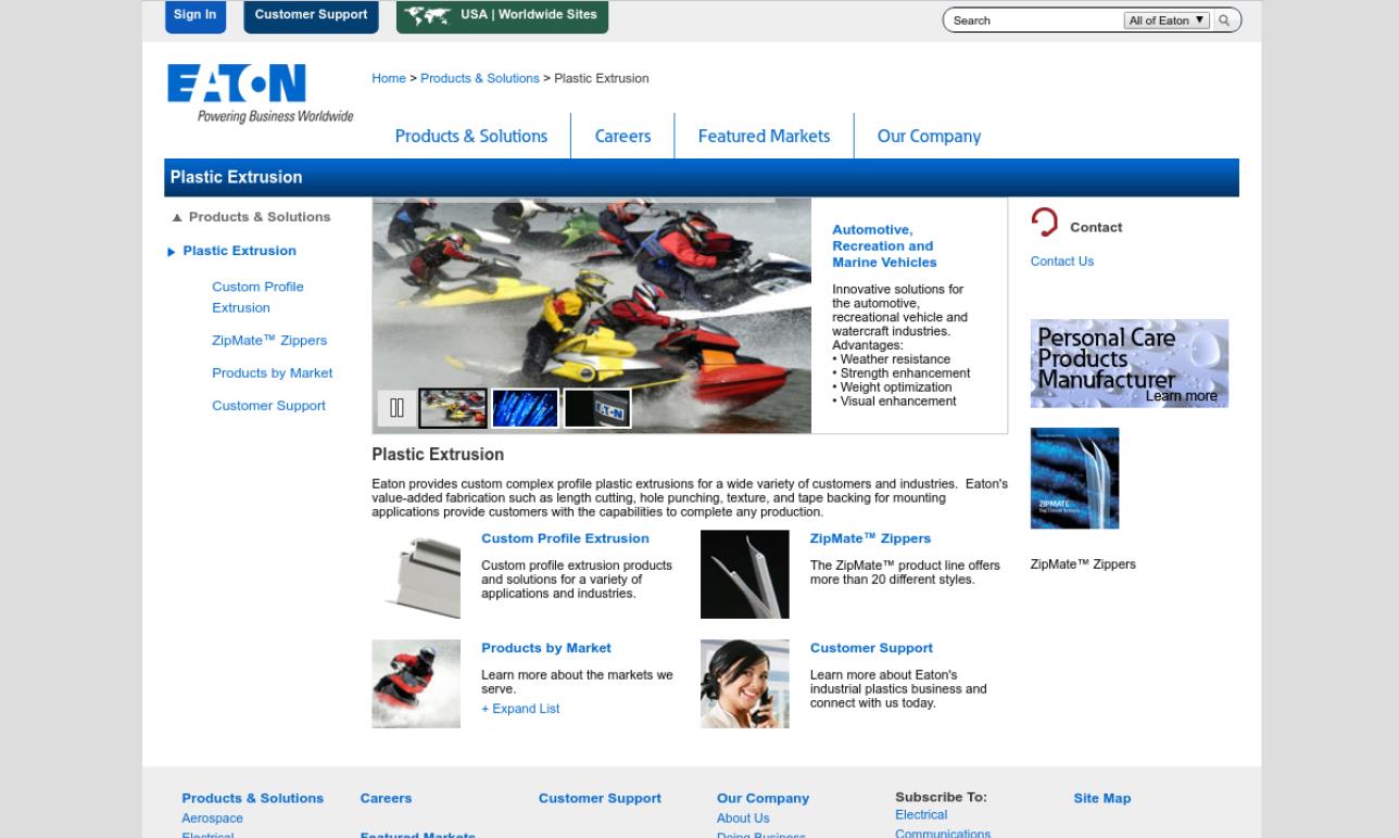 eaton | Extruded Plastic